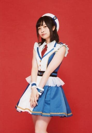 Wake Up Girls Mayu Yoshioka Above The Knees Costume White Blue