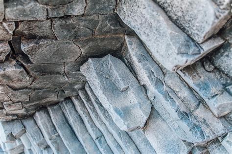 Premium Photo Natural Stone Texture Basalt Lava Formations Like Columns Icelandic Typical