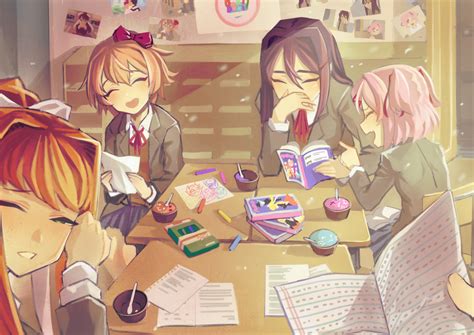 Monika Doki Doki Literature Club 4k Wallpapers