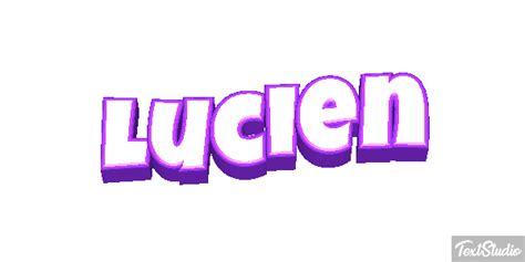 Lucien Name Animated  Logo Designs
