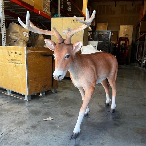 Young Deer Life Size Statue Lm Treasures