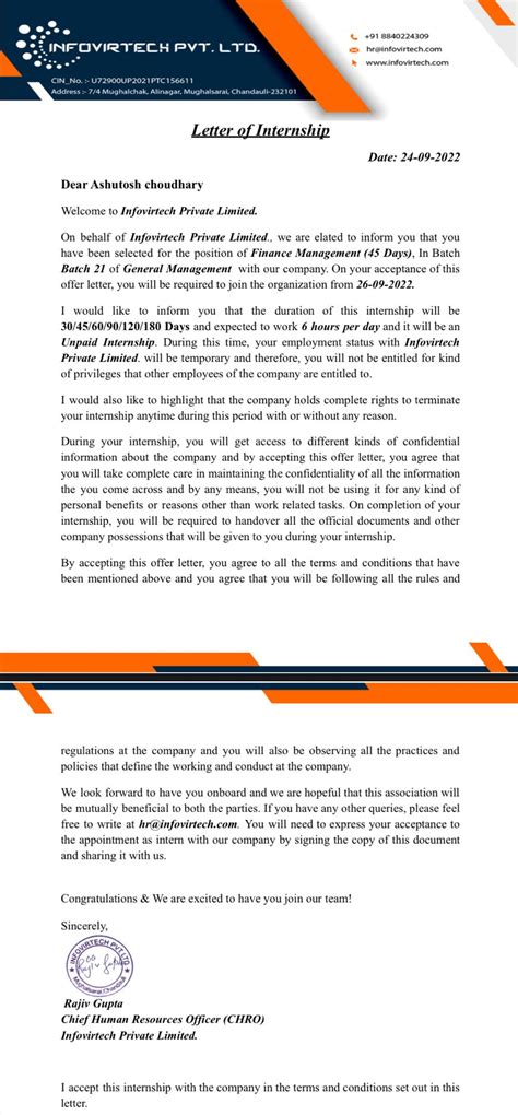 Ashutosh Choudhary On Linkedin Intern Finance Management