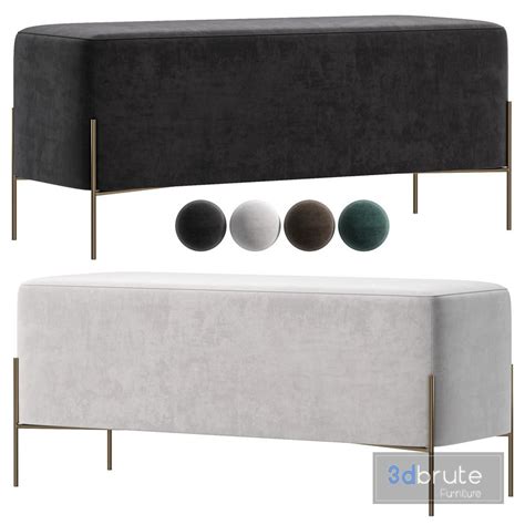 Etta Avenue Ivor Upholstered Bench By Etta Avenue 3d Model Buy Download