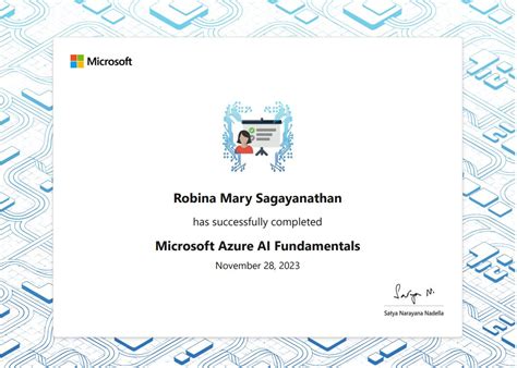 Robina Mary Sagayanathan On Linkedin Microsoftazure Ai Microsoftlearn