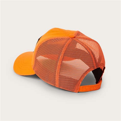 Logger Mesh Cap By Filson Blaze Orange Orange