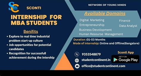 sconti app on linkedin internship mbainternship