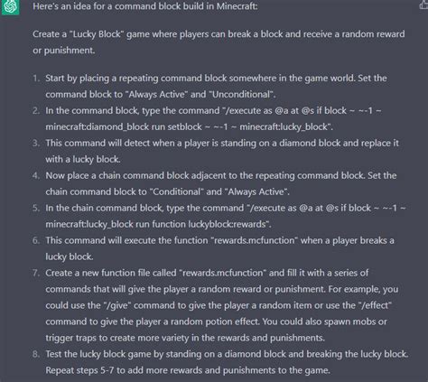 Setblock Minecraftluckyblock Rminecraftcommands