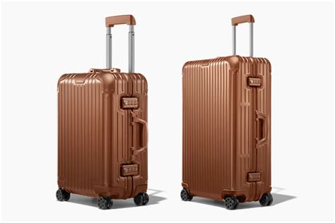 Rimowa Debuts A Warm New Bronze Brown Colorway For Its Original Luggage