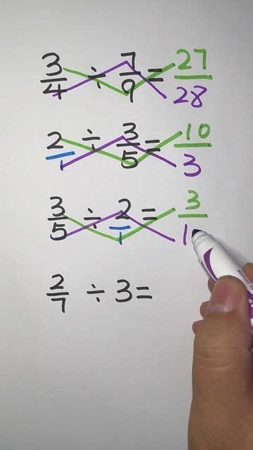 Math Tricks On Instagram Why Dont Teach This Fraction Tricks
