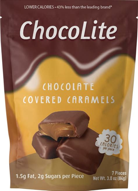 Chocolite Chocolate Covered Caramels 3 Oz Vitacost