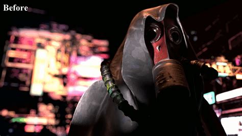 Neon Gas Mask