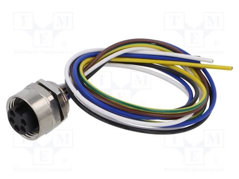 1823 Lutronic Connector 7 8 Socket Female Pin 5 Ip67