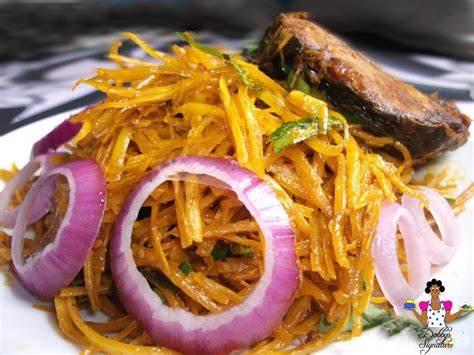 Abacha African Salad Recipe Abacha Ncha With Ugba Nigerian Food