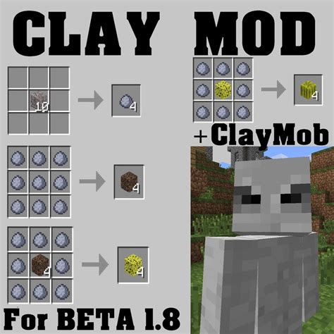 Craft Clay Minecraft At Pearl Murray Blog