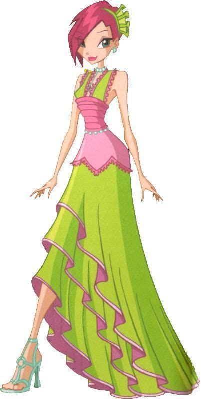 Tecna Tecna Ballgown Winx Dress Up Musa Dress