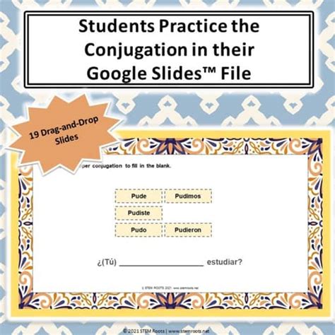 Poder Preterite Conjugation Practice Spanish Irregular Verbs