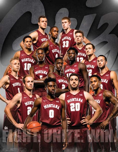 2017 18 Montana Grizzlies Mens Basketball Yearbook By University Of