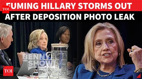 Hillary Clintons Dramatic Walkout After ‘unauthorised Photo Leak