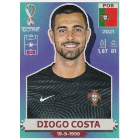 Venta Cromo De Diogo Costa Portugal Panini World Cup Qatar 2022