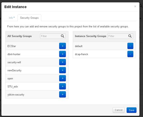 Openstack Assign Security Group To Existing Instance Server Fault