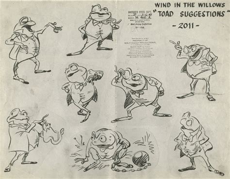 The Adventures Of Ichabod And Mr Toad Model Sheet Id Julydismodel17898 Van Eaton Galleries