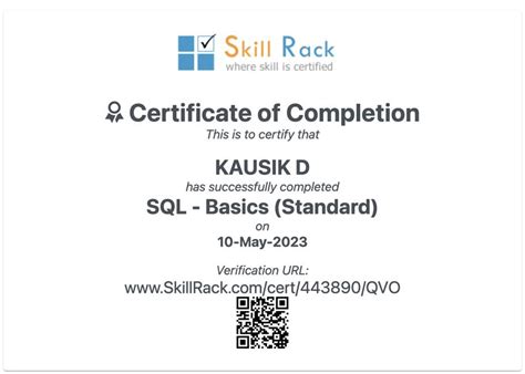 Kausik Devanathan On Linkedin Connections Sql Databases Skillrack Problemsolving