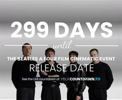 Countdown To The Beatles A Four Film Cinematic Event Release Date