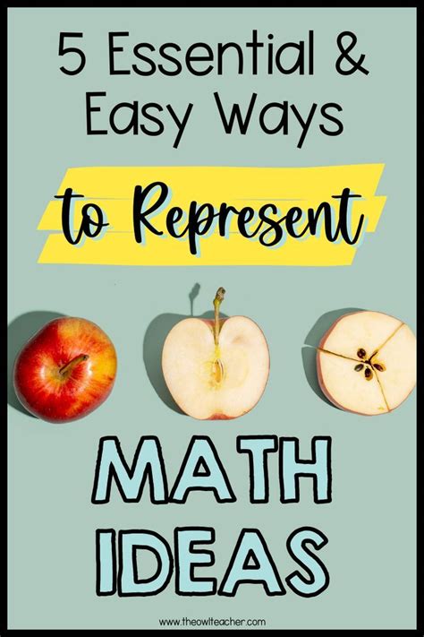 5 Essential Easy Ways To Represent Math Ideas Artofit