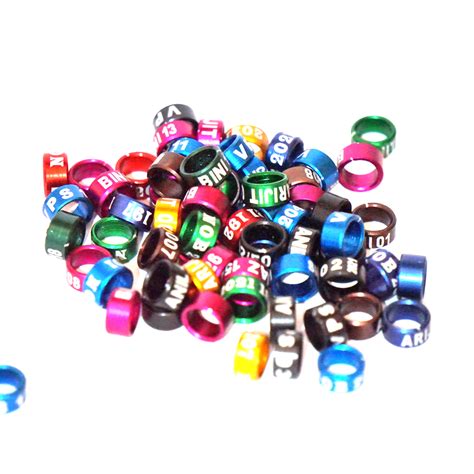 Small Conure Aluminium Rings