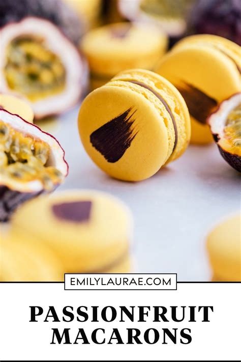 Passion Fruit Macarons