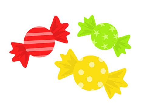 包み紙に入ったキャンディのイラスト（epspngデータセット） イラストセンター有料素材販売