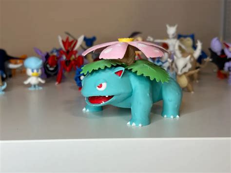 Venusaur Pokemon 65mm Tall Free 3d Print Model Makerworld