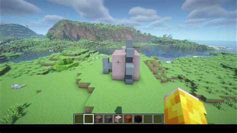 How To Build An Elder Guardian Statue Simple And Easy Minecraft