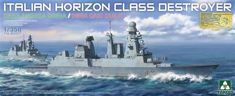 1350 Takom Italian Horizon Class Destroyer D553 Andrea Doria D554