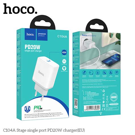 Cốc Sạc Nhanh Pd20w Hoco C104a Hocoborofonevn Sạc Nhanh