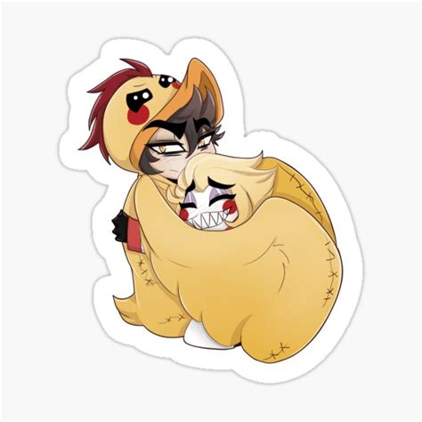 Chibi Adam And Lucifer Hazbin Hotel Sticker For Sale By Lordmroku