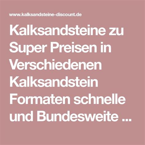 Kalksandsteine Zu Super Preisen In Verschiedenen Kalksandstein Formaten