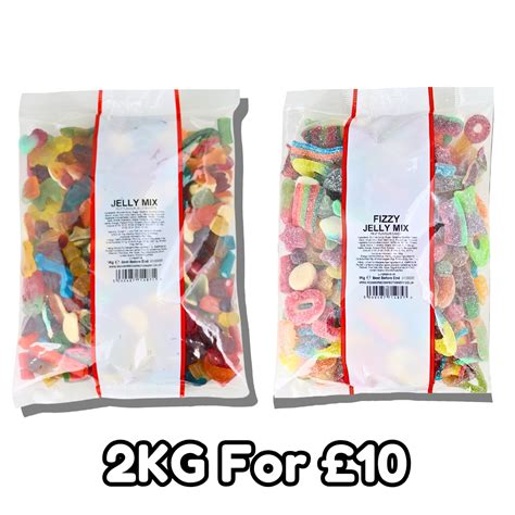 2kg Fizzy And Jelly Sweet Assortment Bundle Candycrave