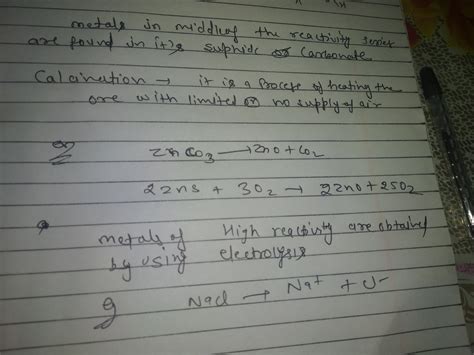 Cu Section D 3 16 A Suggest Different Chemical Processe Ses Used