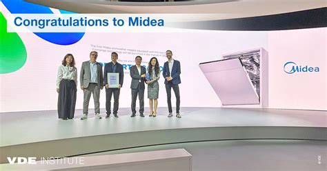 Congratulations Vde Certification Midea Certificate Handover