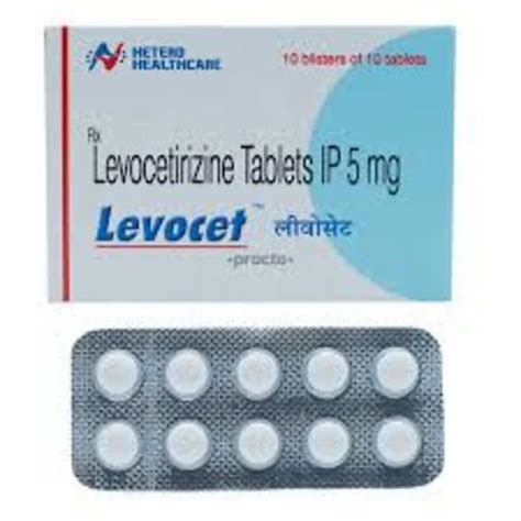 Levocet 5mg Tablet At ₹ 100stripe Levocetirizine 5 Mg Tablets In