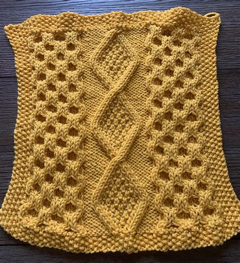 Ravelry Aran Sampler Blanket Square 2 Pattern By Susan Springett