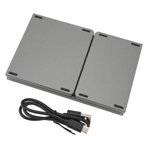 Foldable Bluetooth Keyboard Portable Wireless Folding Keyboard With Touchpad For Windows For