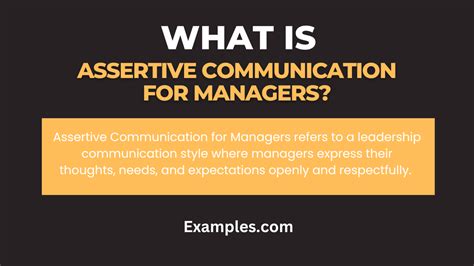 29 Assertive Communication For Managers Examples