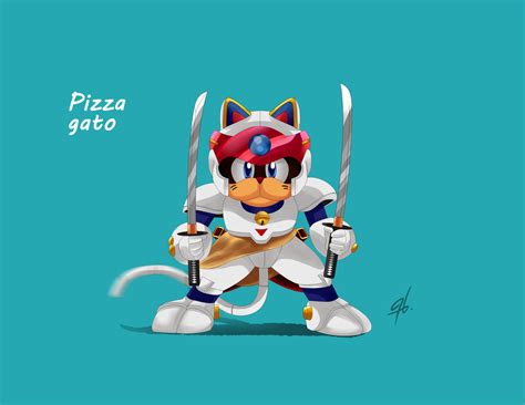 Samurai Pizza Cats Speedy Serviche By Amadis33 On Deviantart