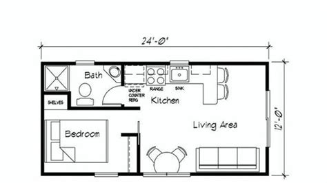 12x18 Floor Plans Tiny House With Loft