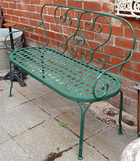 Wrought Iron Garden Bench Durable Stylish Outdoor Seating