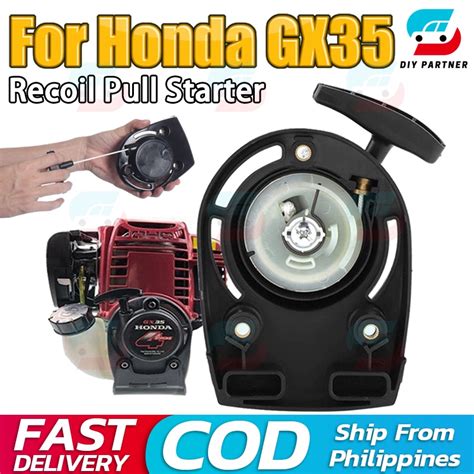 Universal Recoil Pull Starter For 4 Stroke Honda Grass Cutter Spare Parts Brush Cutter Engine