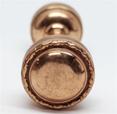 Polished Brass Pair Of Entry Concentric Door Knobs Olde Good Things