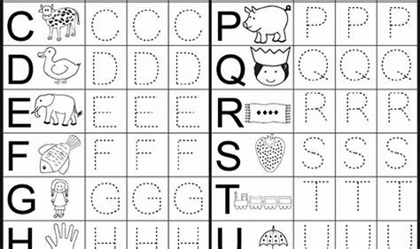 Fun Free Alphabet Tracing Worksheets For 5 Year Olds Print Now